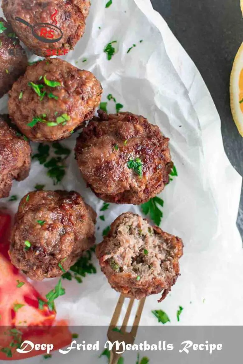 Deep Fried Meatballs Recipe | October 2022 | Recipe Self